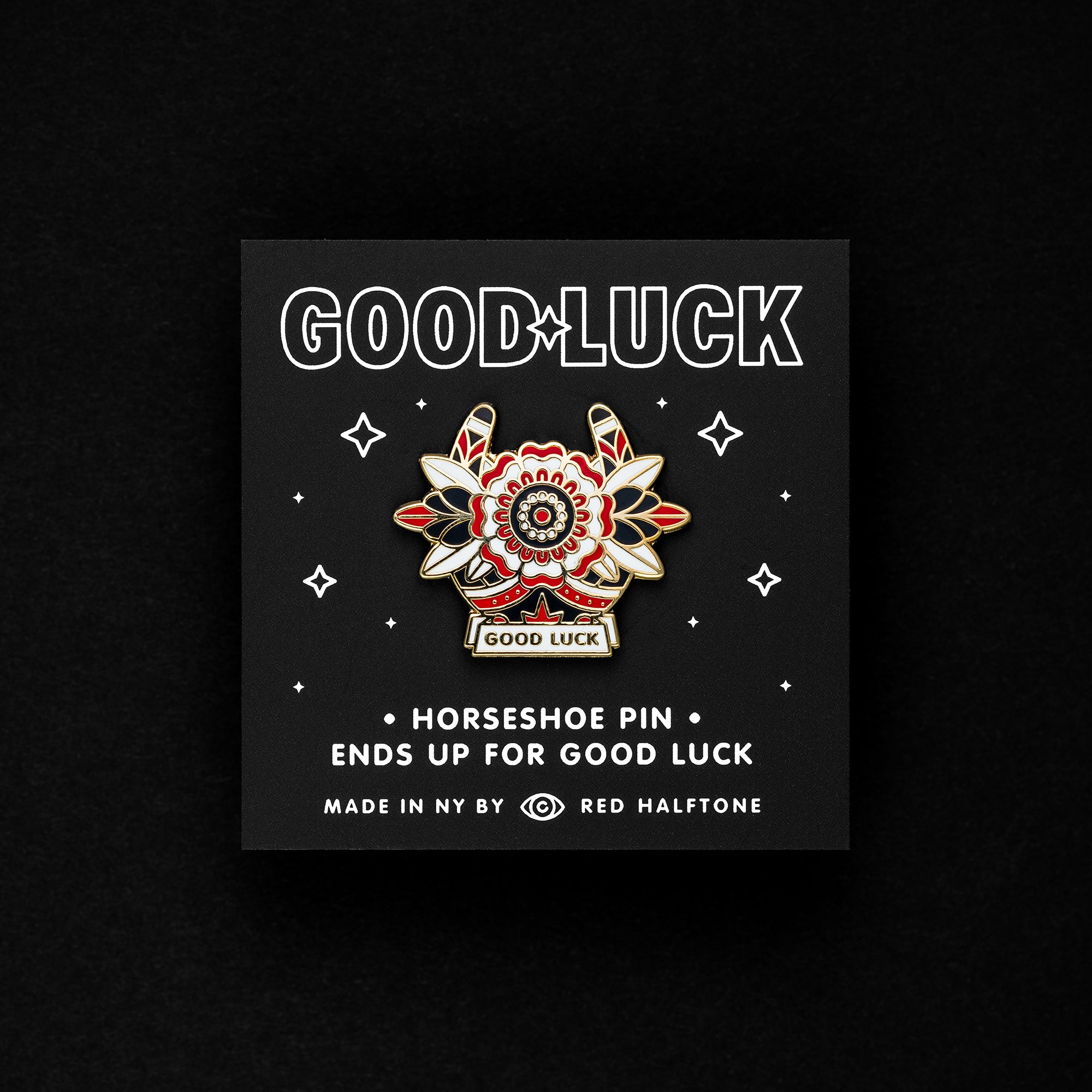 Good Luck Pin – Red Halftone LLC